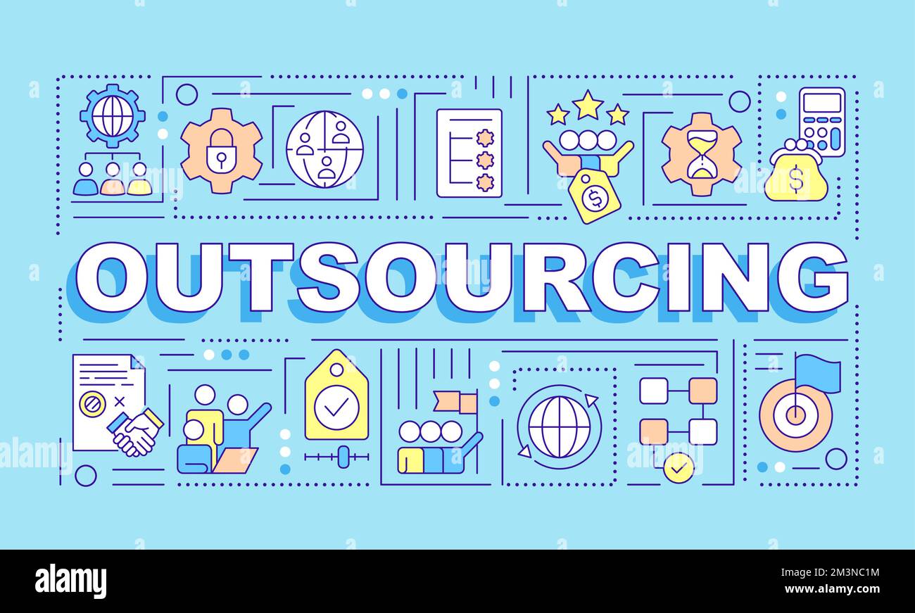Outsourcing image Stock Vector Images - Alamy