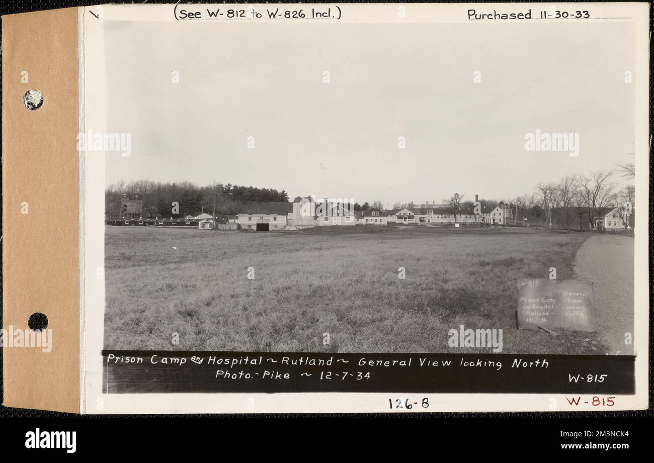 Prison Camp and Hospital, general view looking north, Rutland, Mass ...