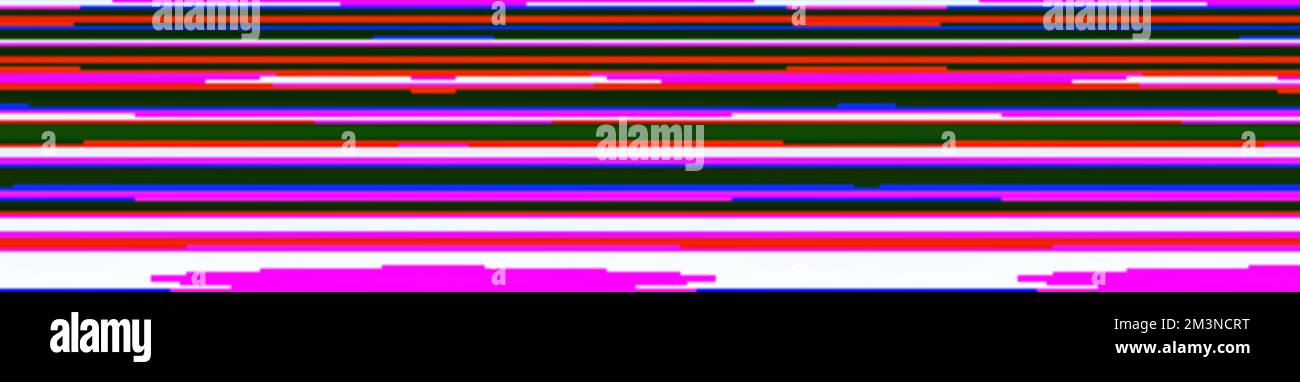 Pixel simple colorful art wide header design Stock Photo - Alamy