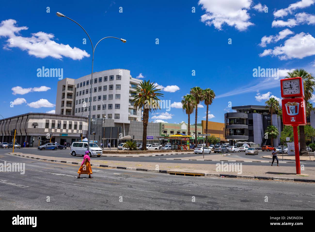 City Center of Windhoek. Windhoek is the capital and the largest city ...