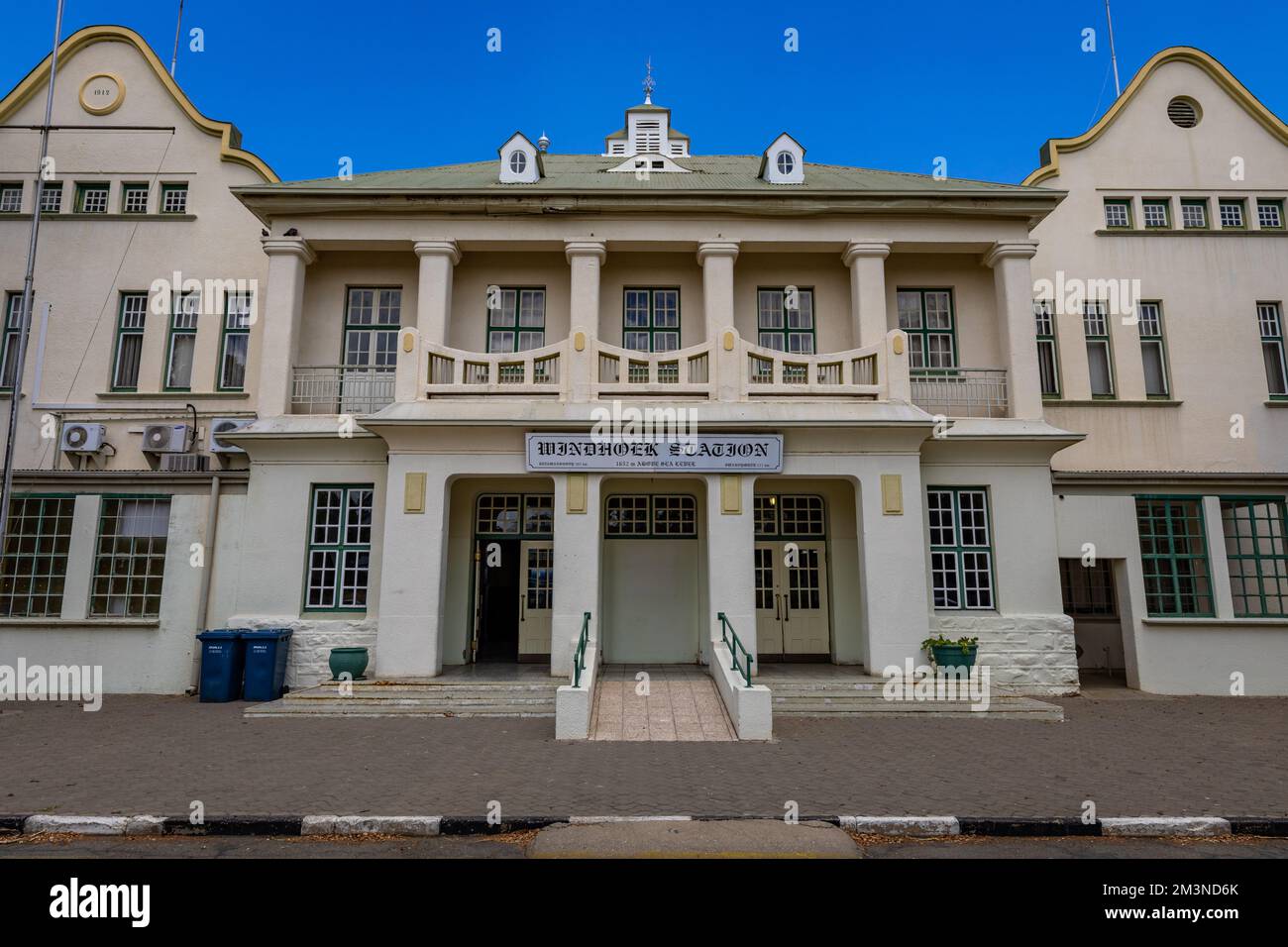 Railway Sation in Windhoek. Windhoek is the capital and the largest ...