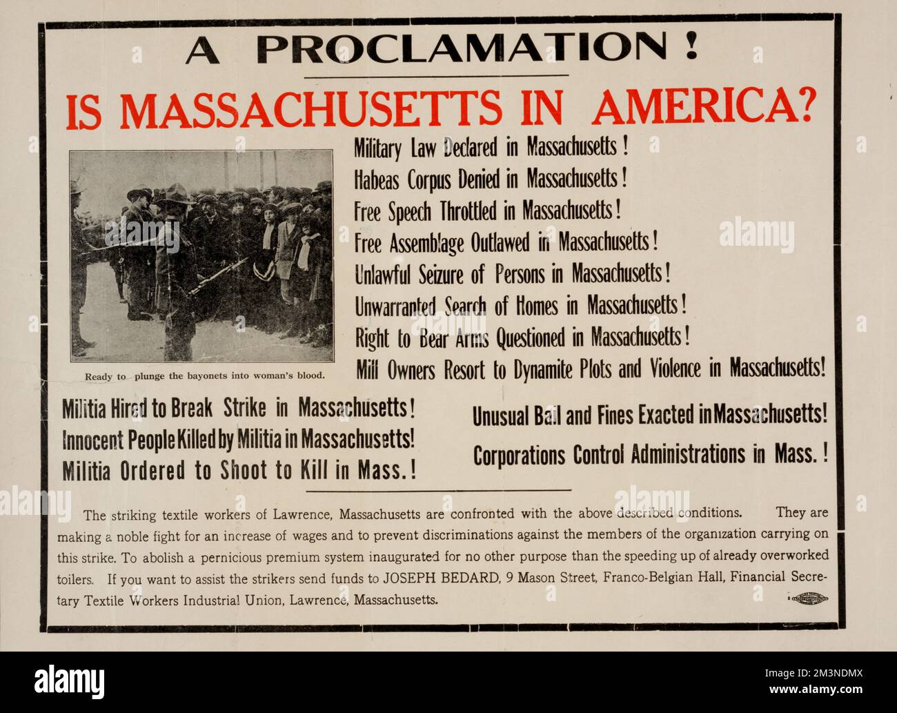 Labor strike 1912 hi-res stock photography and images - Alamy