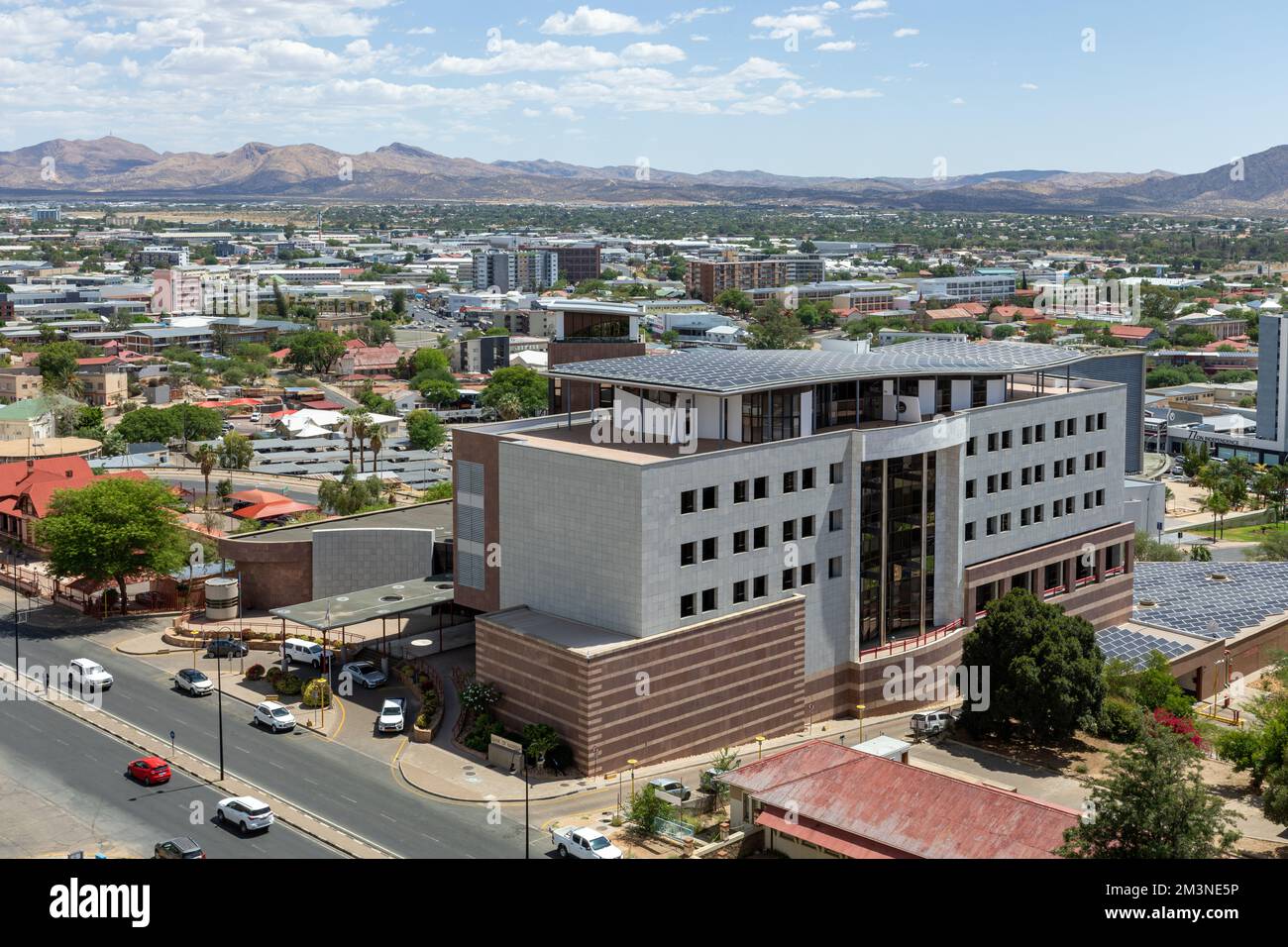 City Center of Windhoek. Windhoek is the capital and the largest city ...