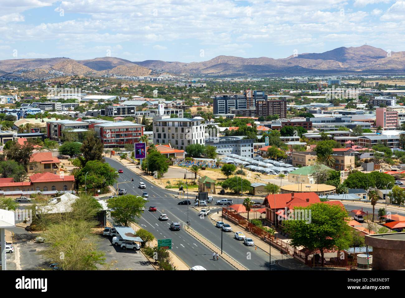 City Center of Windhoek. Windhoek is the capital and the largest city ...