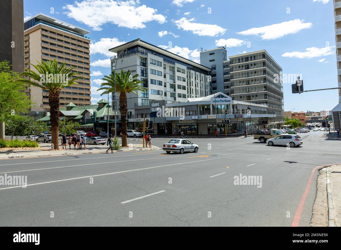 City Center of Windhoek. Windhoek is the capital and the largest city ...