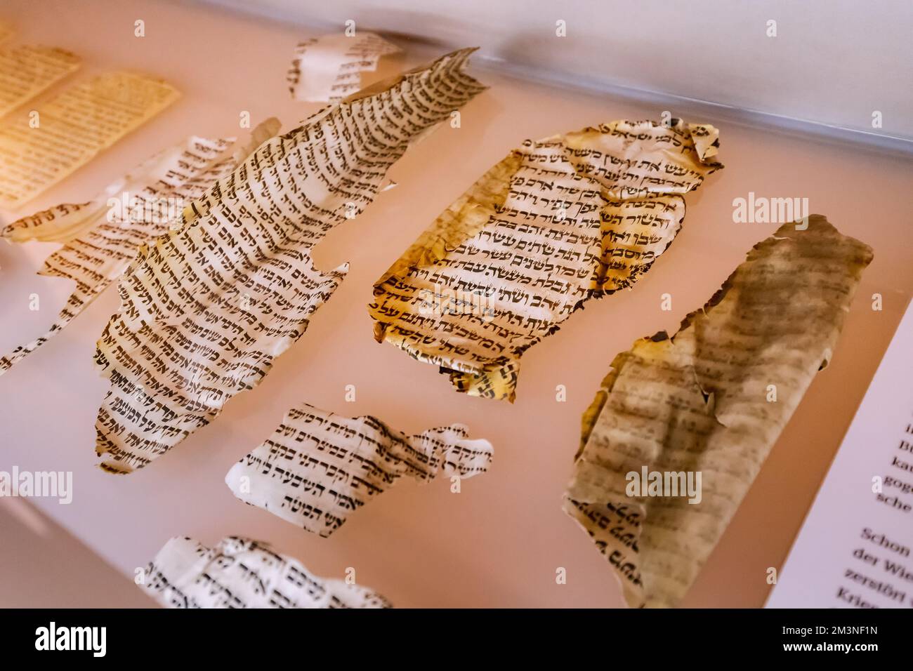 28 July 2022, Essen, Germany: Remnants after the fire of Handwritten ...