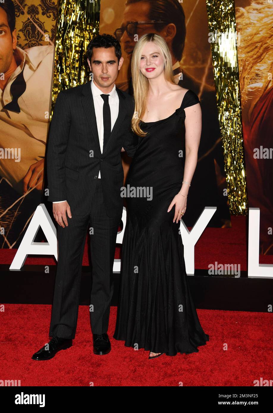 LOS ANGELES, CALIFORNIA - DECEMBER 15: (L-R) Max Minghella and Elle ...