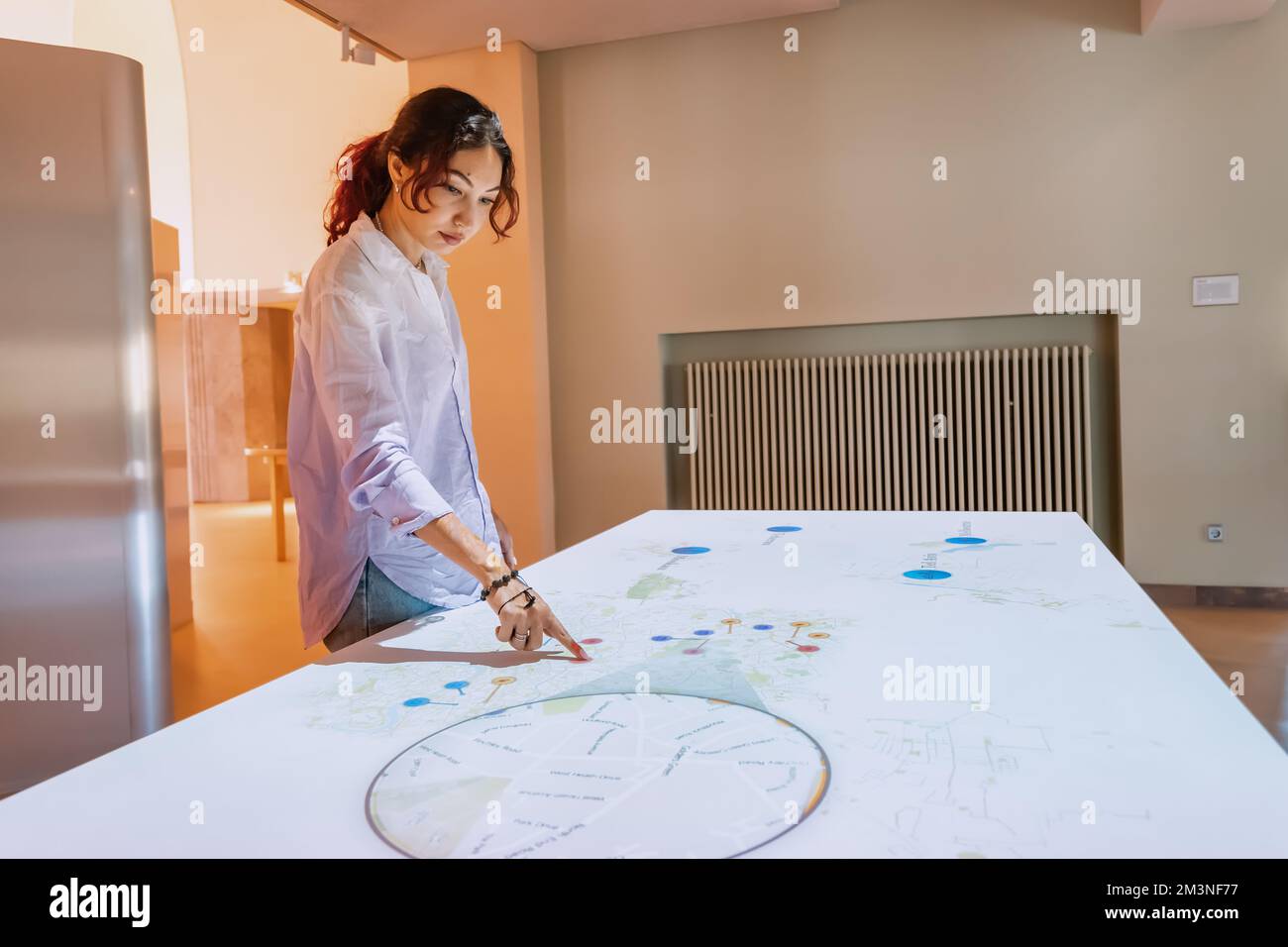 Interactive Digital Map Hi Res Stock Photography And Images Alamy