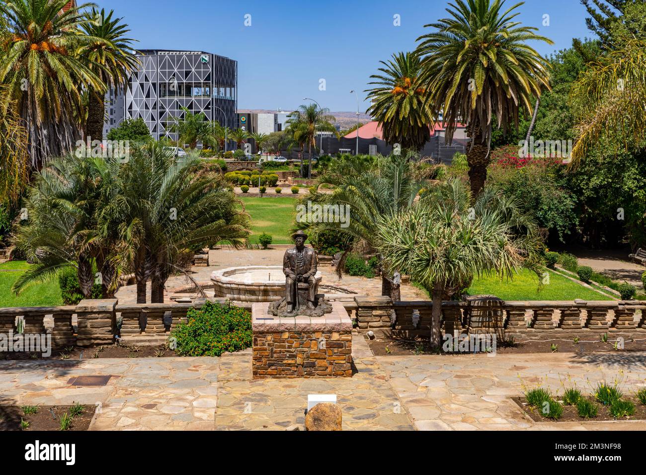 City Center of Windhoek. Windhoek is the capital and the largest city ...