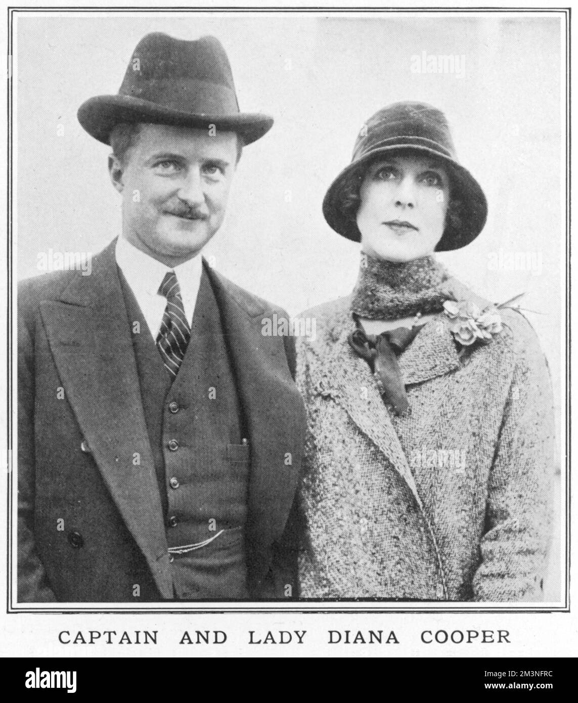 Captain and Lady Diana Cooper snapshotted abroad the S.S Olympic on her ...