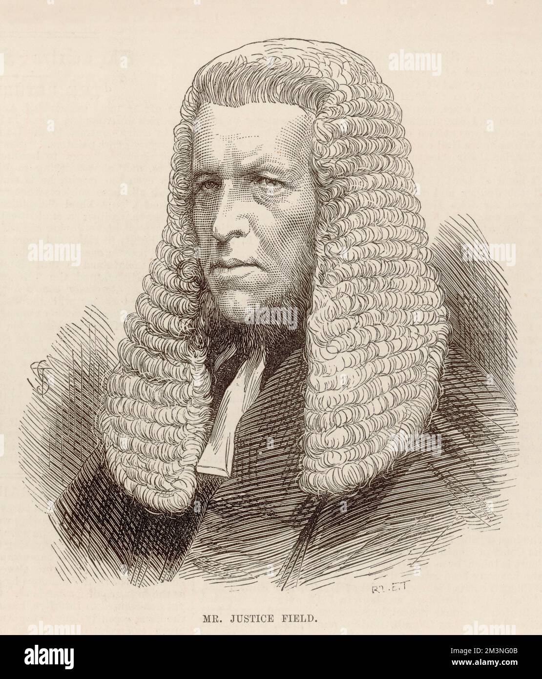 Mr. Justice Field Stock Photo - Alamy