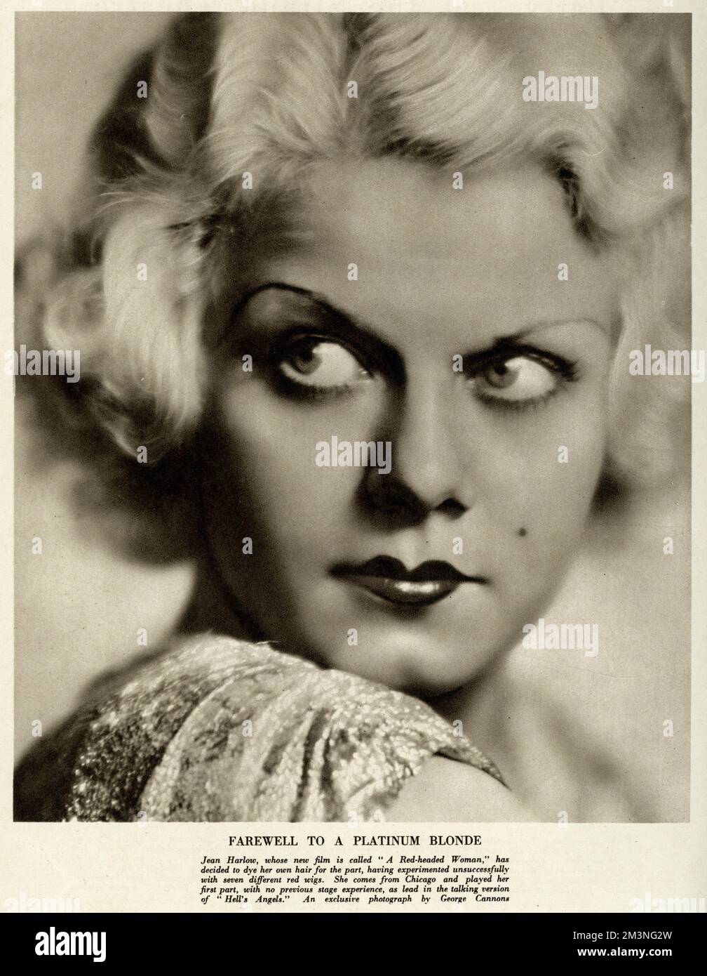 Jean Harlow in 1932 Stock Photo - Alamy