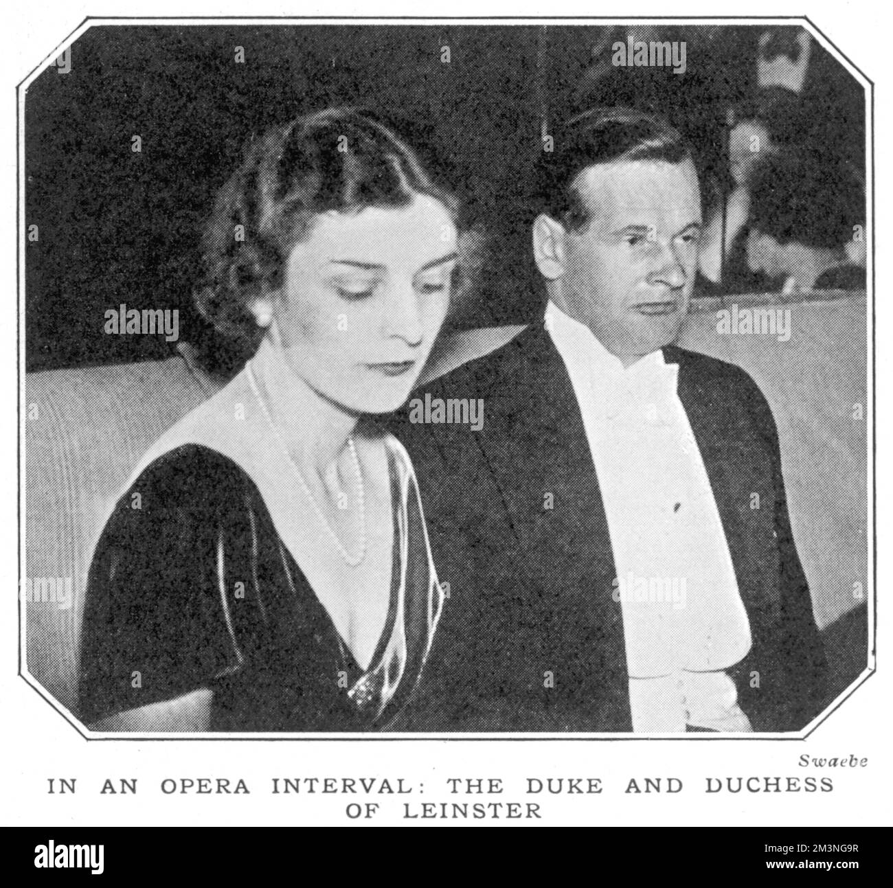 The Duke and Duchess of Leinster at the opera Stock Photo - Alamy