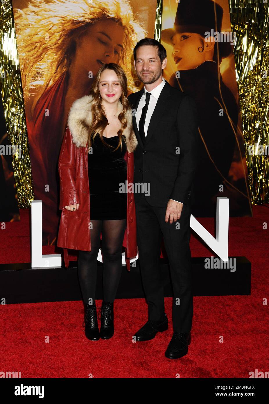 LOS ANGELES, CALIFORNIA - DECEMBER 15: (L-R) Ruby Sweetheart Maguire ...