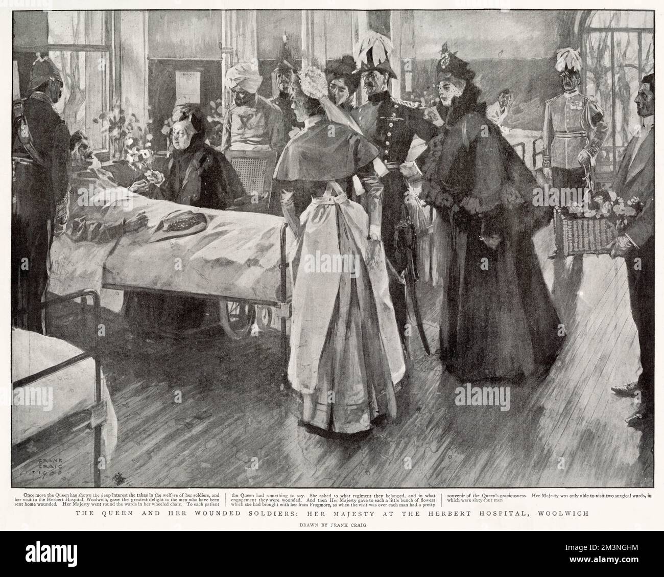 Victoria at Woolwich Hospital 1900 Stock Photo - Alamy