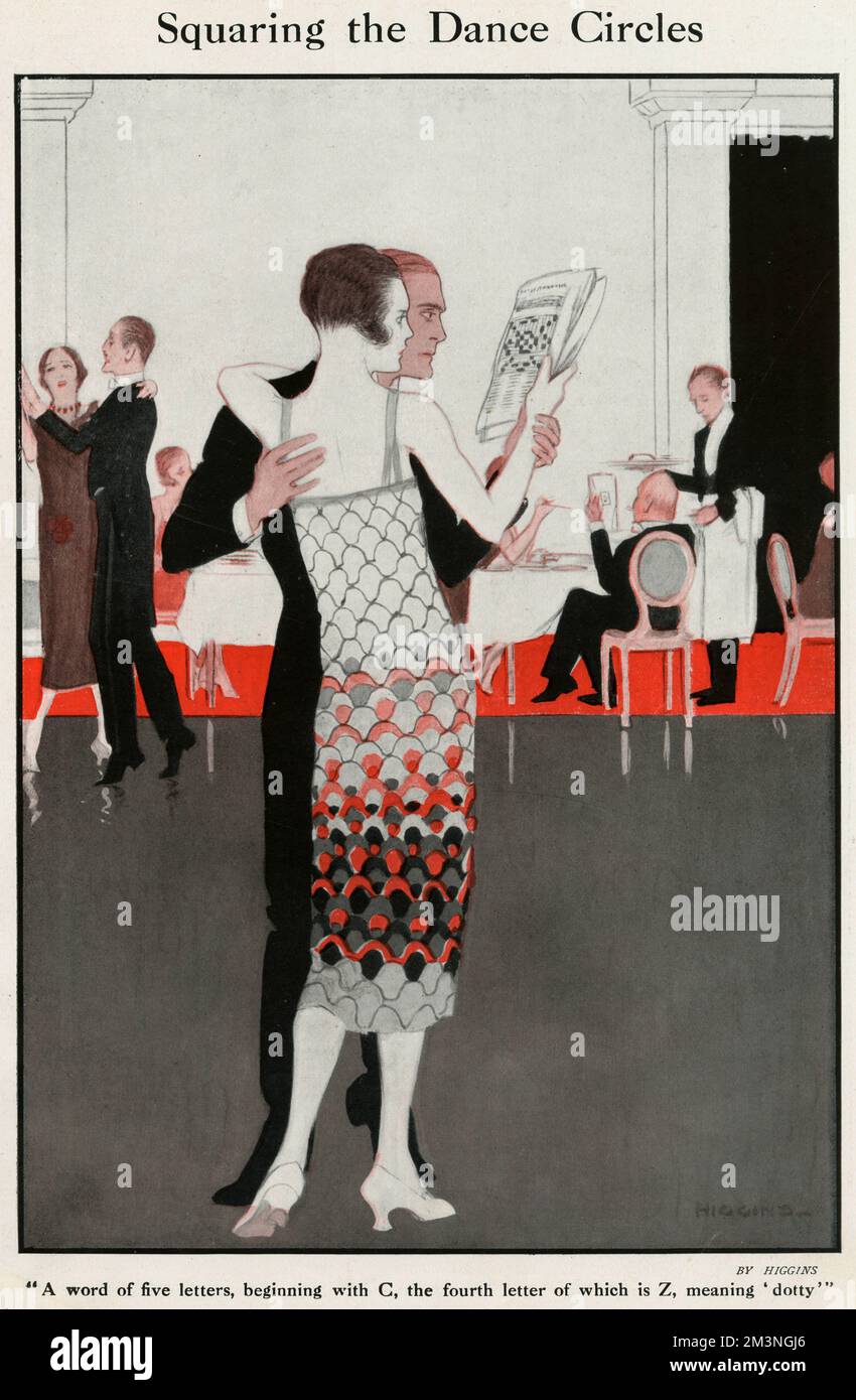 Squaring the Dance Circles by Reginald Higgins Stock Photo - Alamy