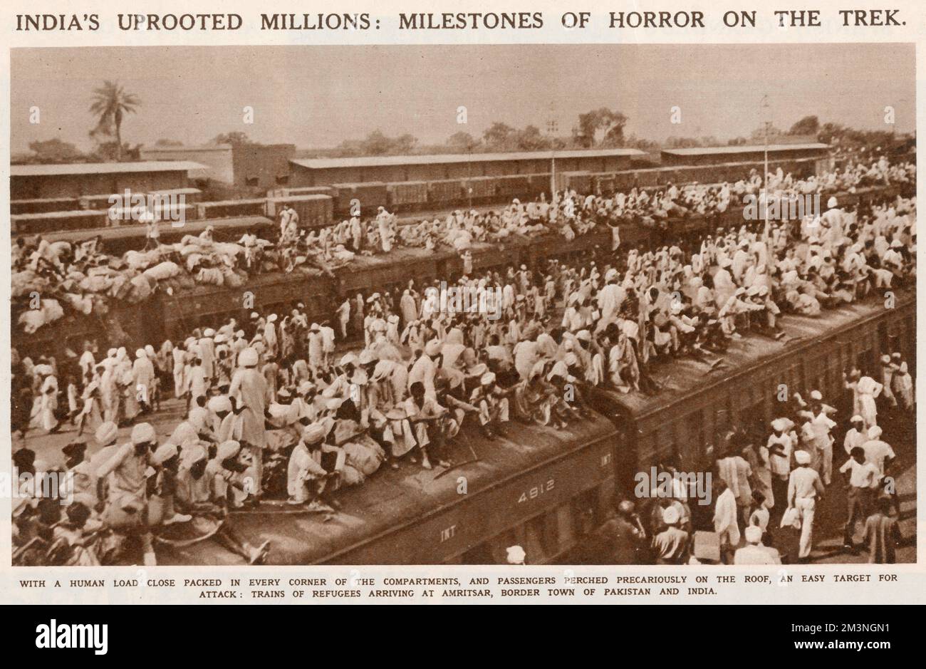Partition of india refugee hi-res stock photography and images - Alamy