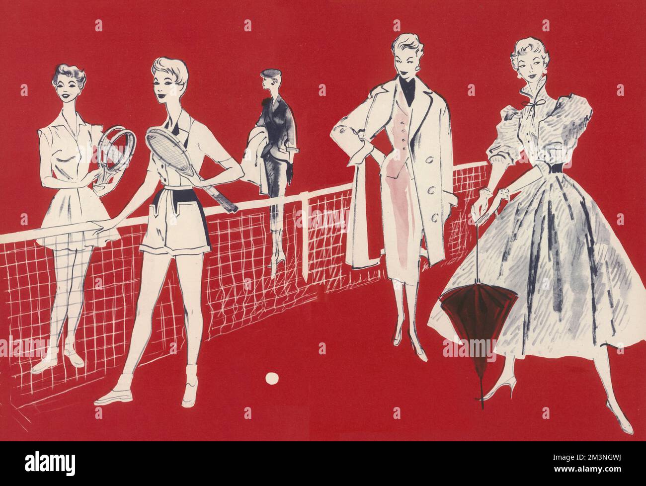 1950s fashion summer hi-res stock photography and images - Alamy