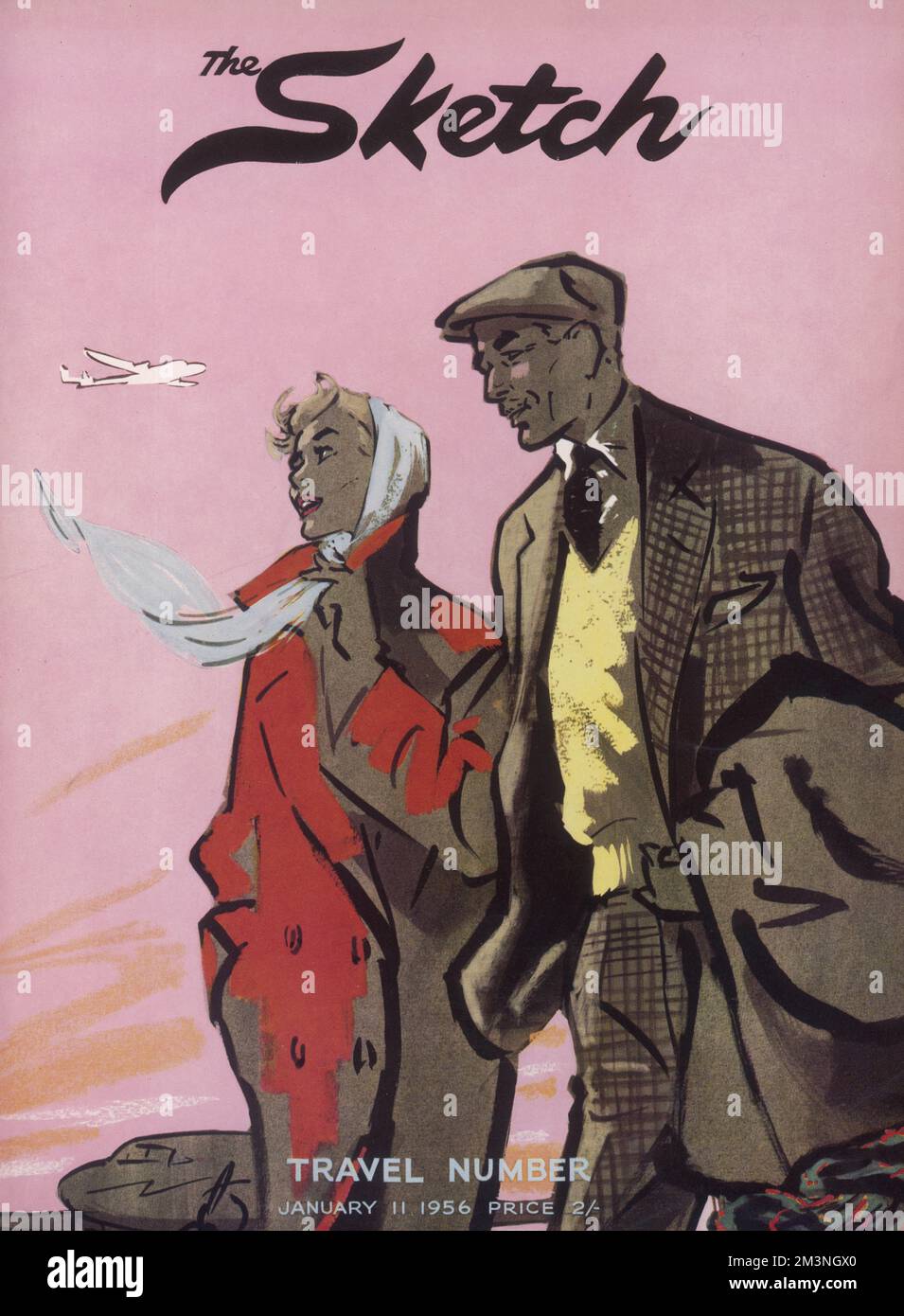 Flying couple plane 1950s hi-res stock photography and images - Alamy