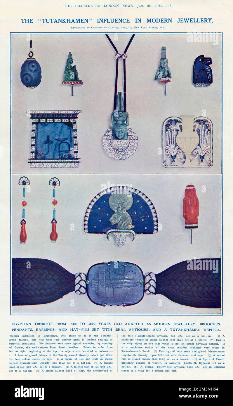 Egyptian trinkets from 1500 to 3000 years old adapted as modern ...