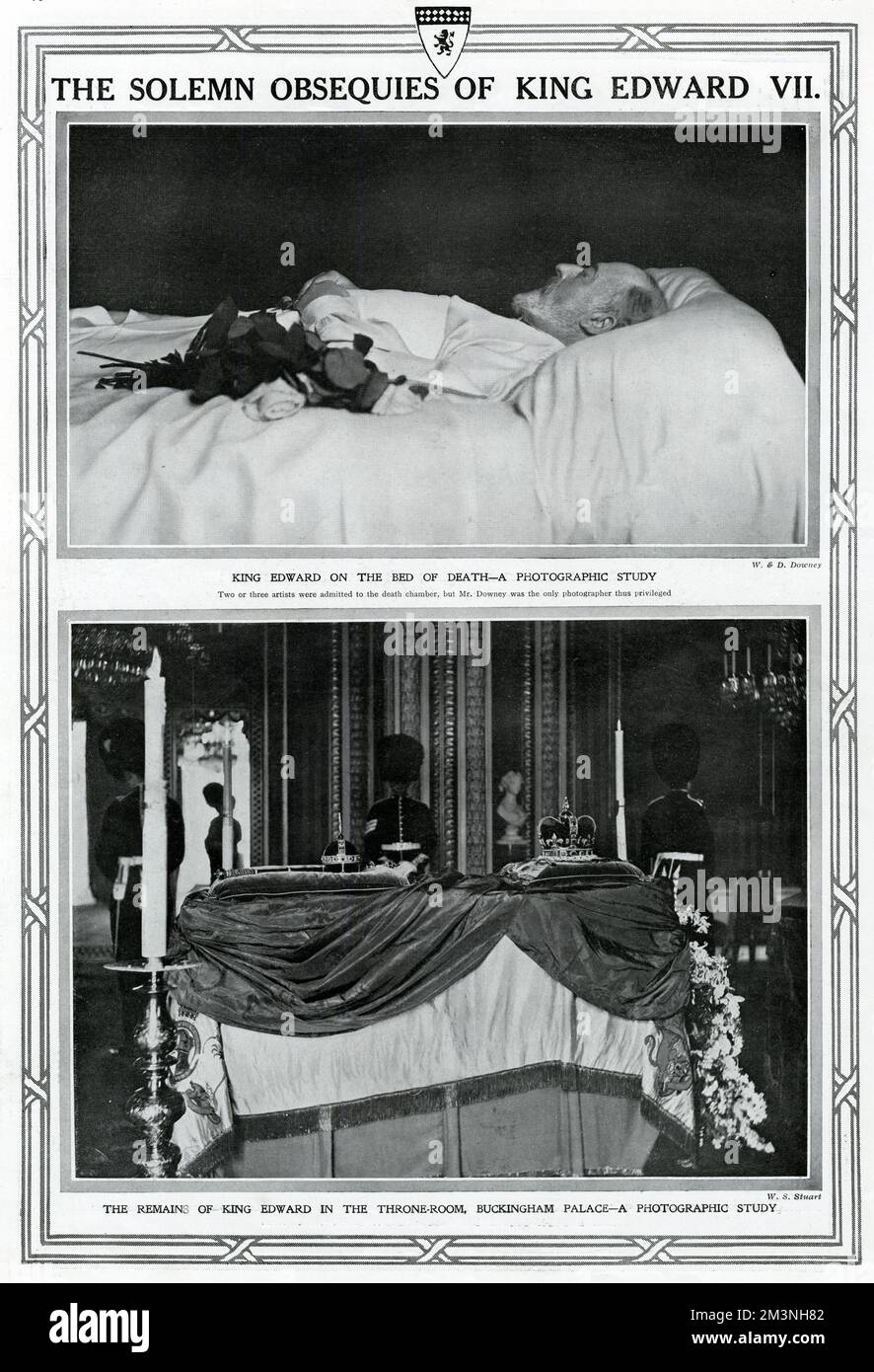 Death of King Edward VII Stock Photo - Alamy