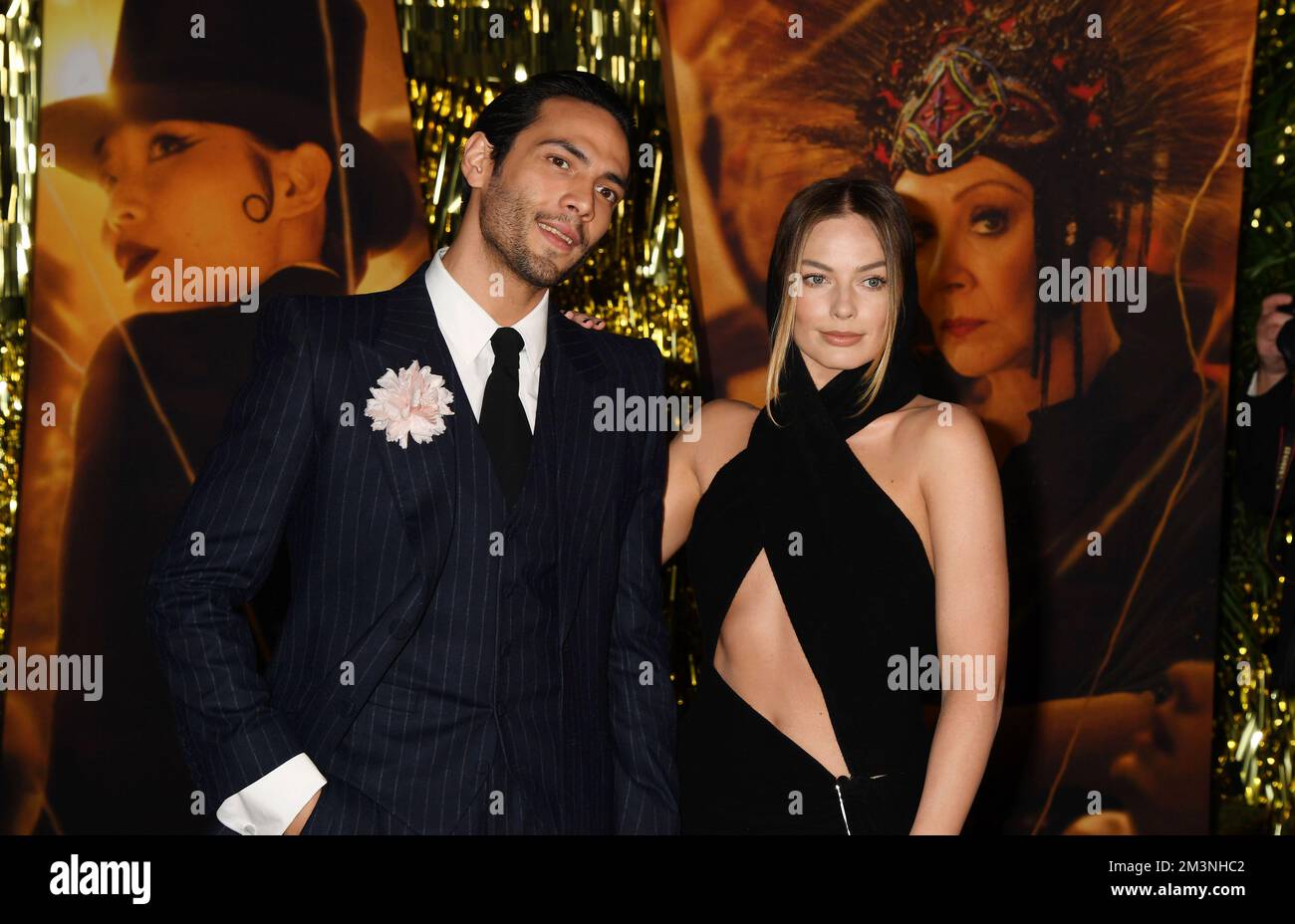 LOS ANGELES, CALIFORNIA - DECEMBER 15: (L-R) Diego Calva and Margot ...