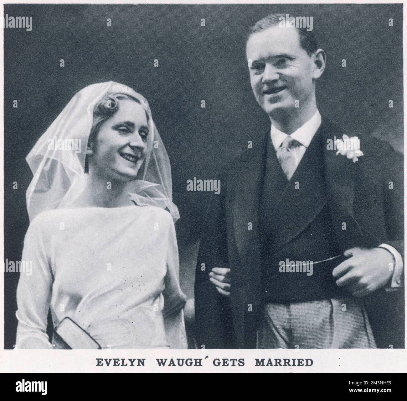 Photograph of English novelist and satirist, Evelyn Waugh (1903 -1966 ...