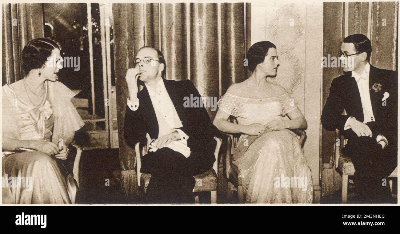 Liberal Ball 1934 Stock Photo - Alamy