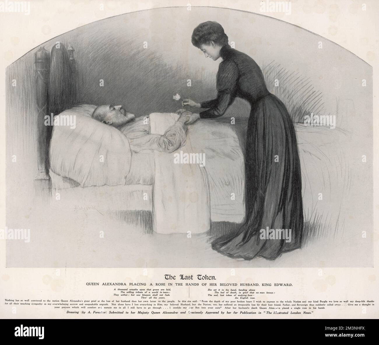 Death of Edward VII Stock Photo - Alamy