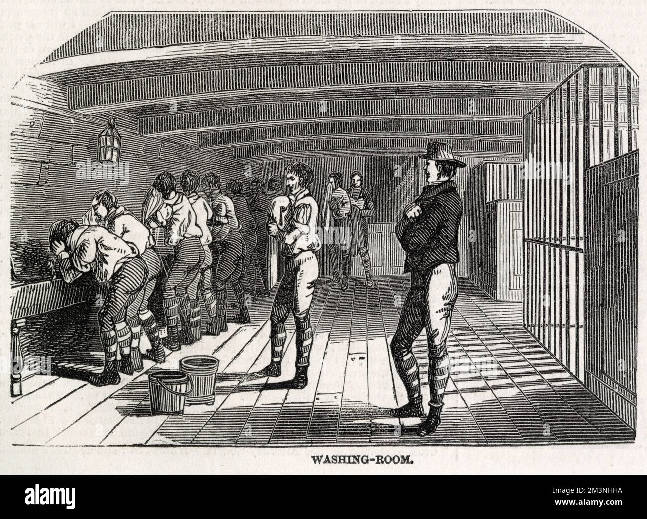 Onboard the prison ship 'The Warrior' Stock Photo - Alamy