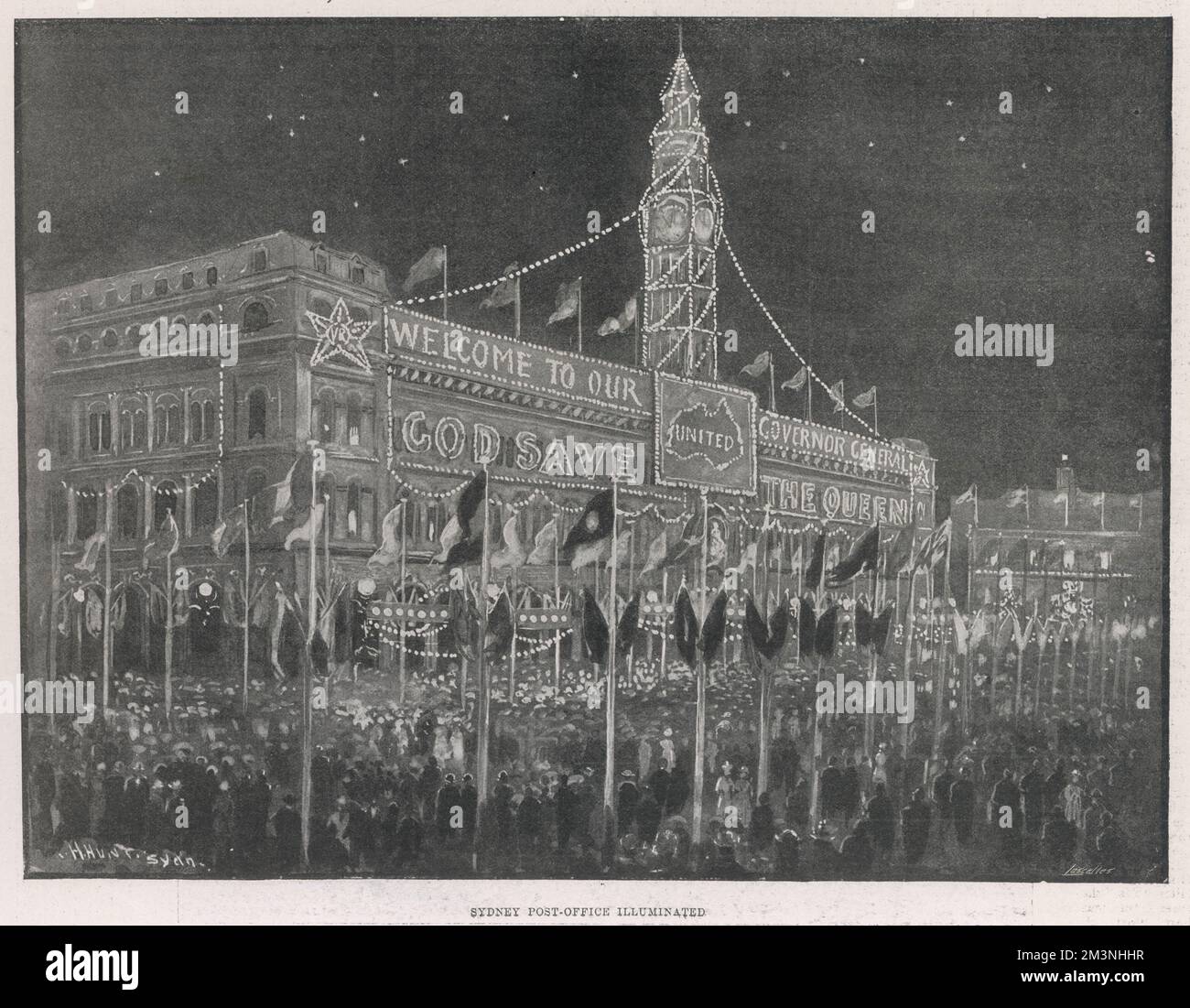 Australian Commonwealth celebrations Stock Photo - Alamy