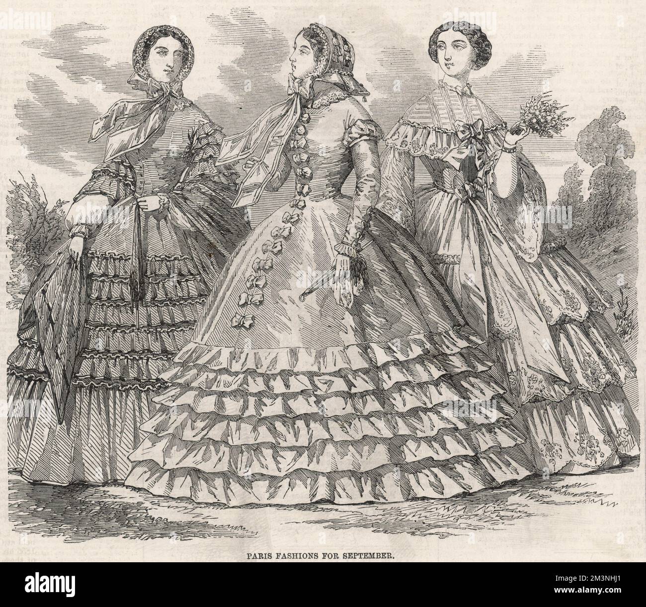 19th century womens fashion female woman hi-res stock photography and ...
