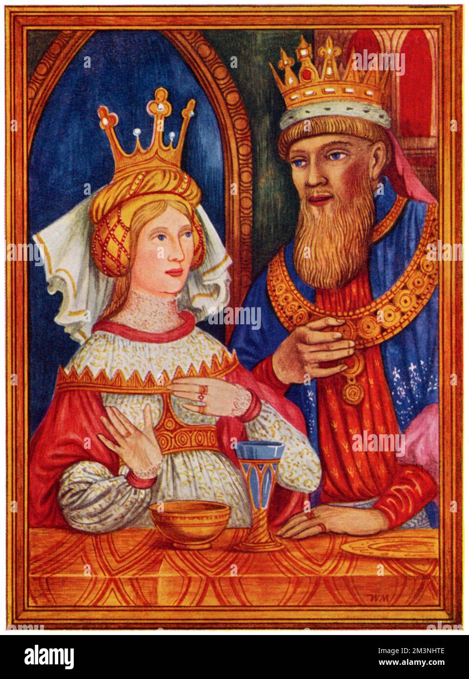 Gawain green knight arthur Cut Out Stock Images & Pictures - Alamy