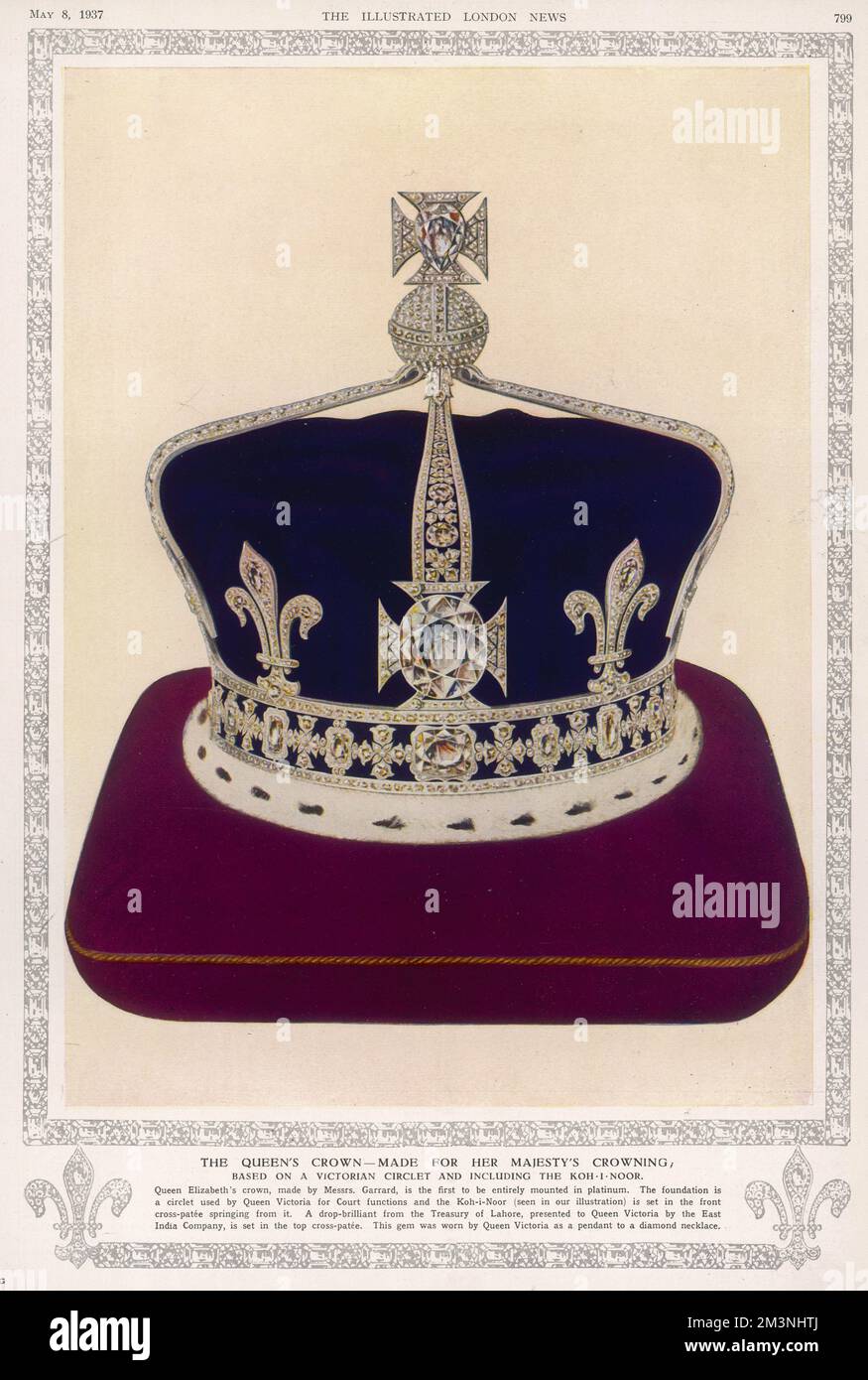 Koh i noor diamond crown hi-res stock photography and images - Alamy