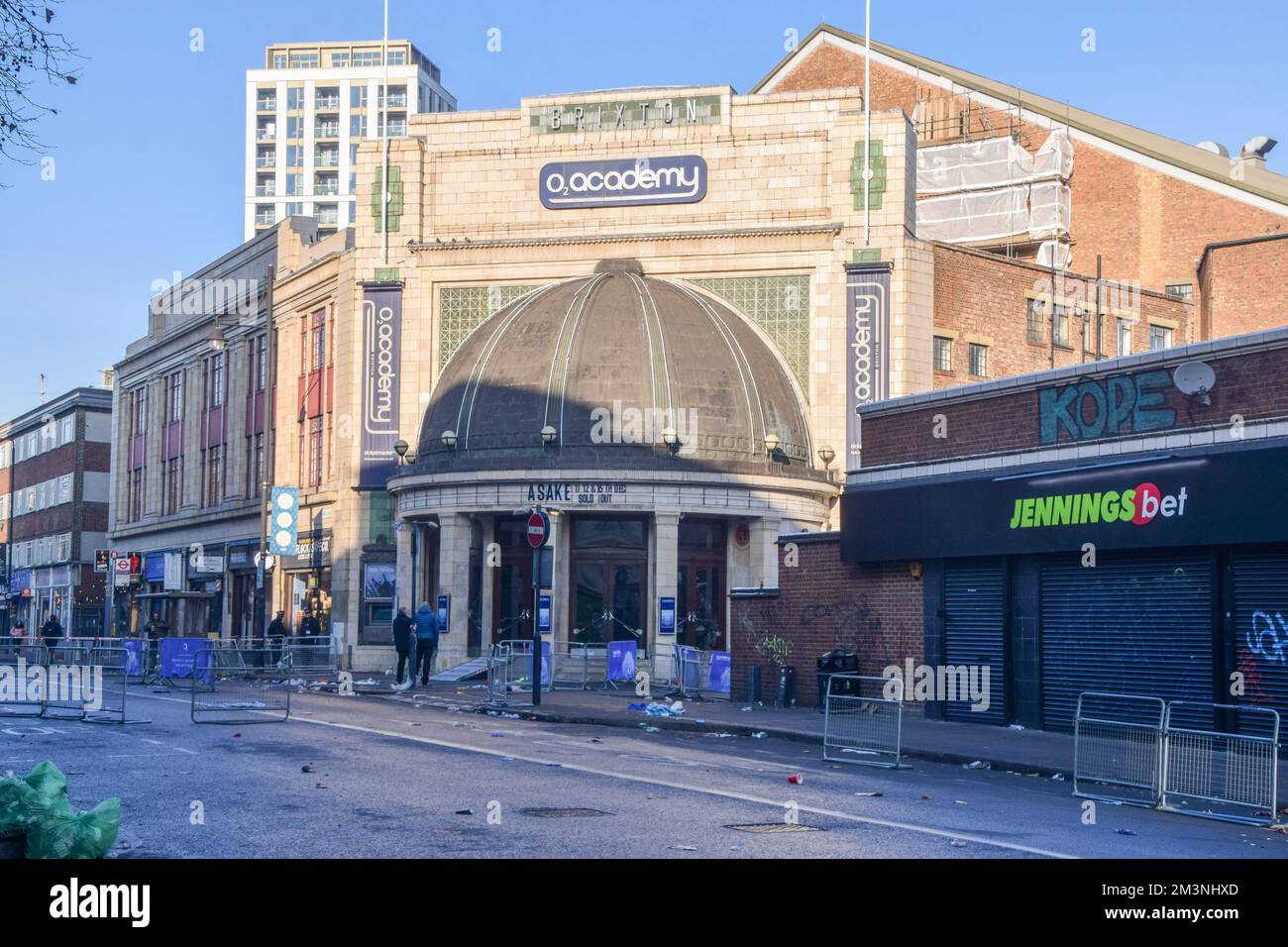London, England, UK. 16th Dec, 2022. Exterior view of the O2 Academy ...