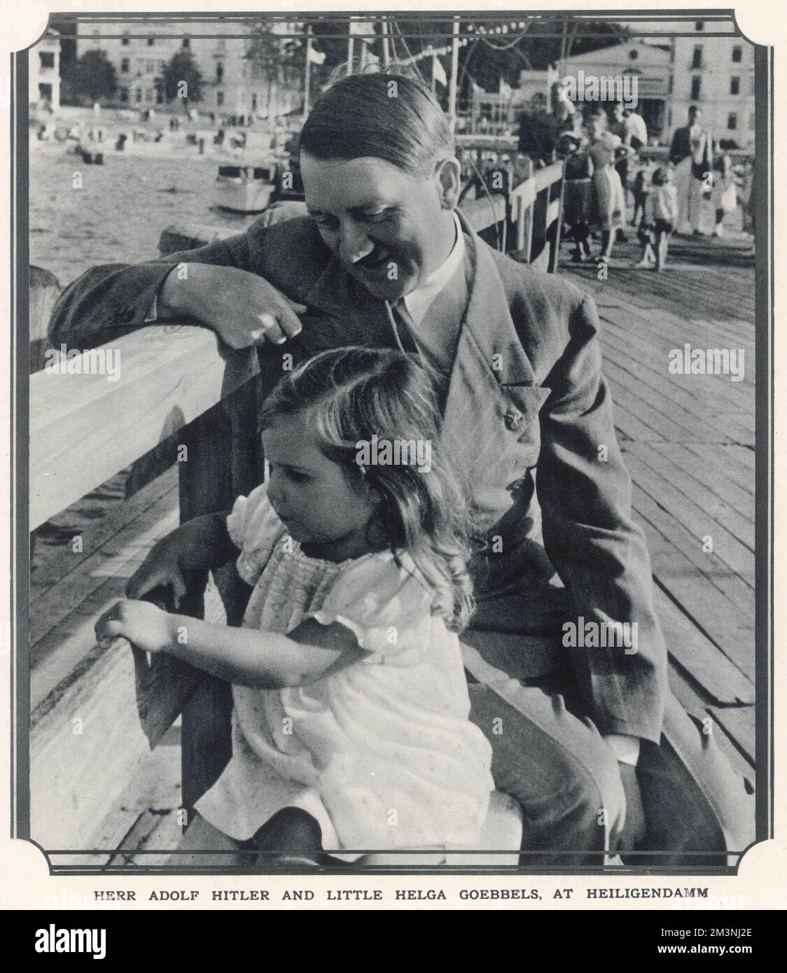 Hitler and Helga Goebbels Stock Photo - Alamy