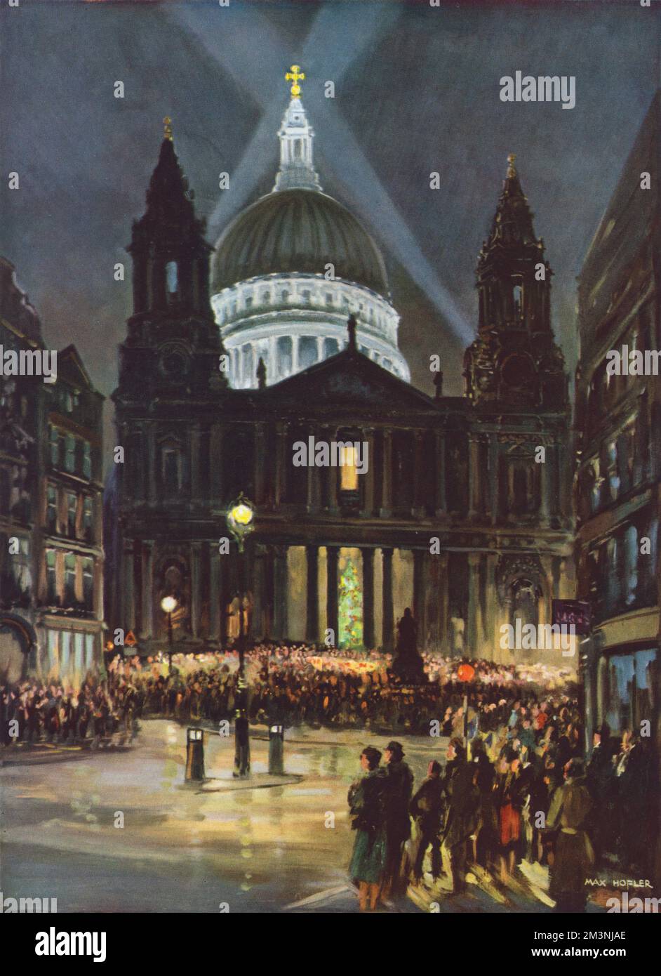Christmas Carols at St. Pauls by Max Hofler Stock Photo - Alamy