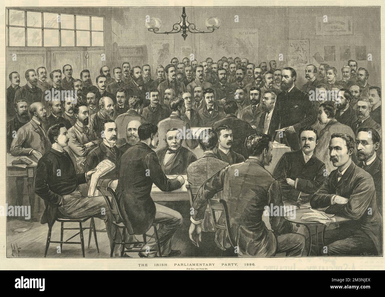 The Irish parliamentary party Stock Photo - Alamy