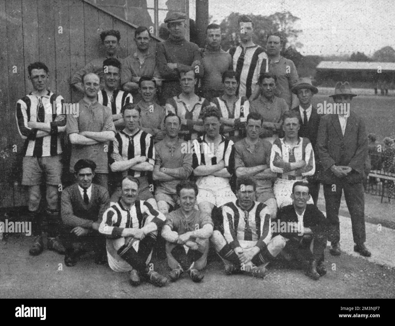 Football match between police and strikers Stock Photo - Alamy