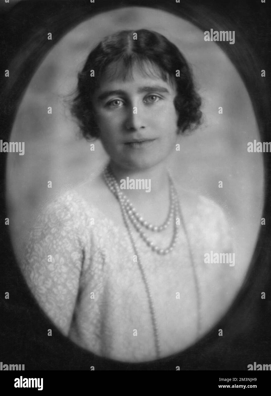 Lady Elizabeth Bowes-Lyon, Duchess of York Stock Photo - Alamy