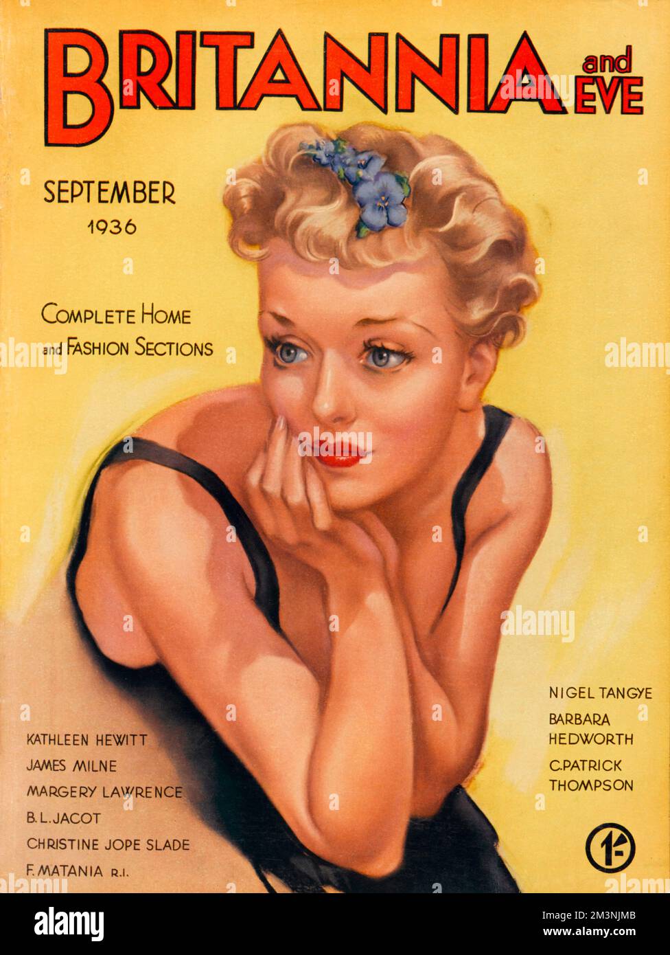 Britannia and Eve magazine, September 1936 Stock Photo - Alamy