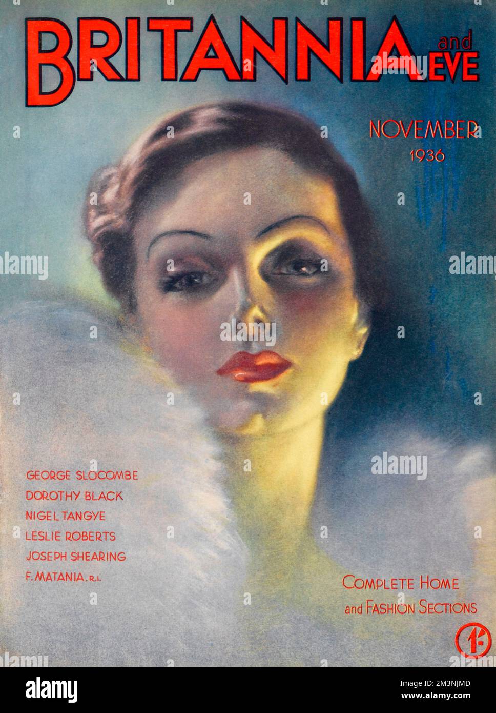 Britannia and Eve magazine, November 1936 Stock Photo - Alamy