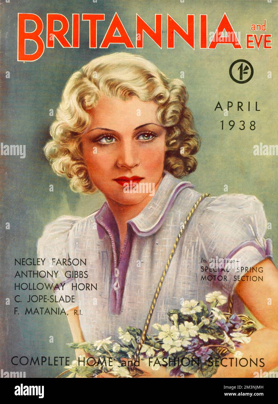 Britannia and Eve magazine, April 1938 Stock Photo - Alamy