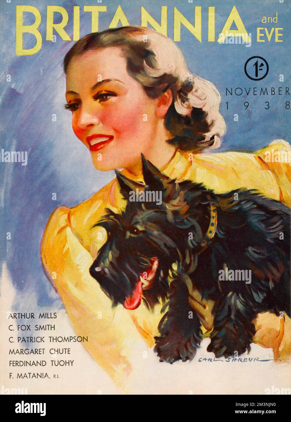 Britannia and Eve magazine, November 1938 Stock Photo - Alamy