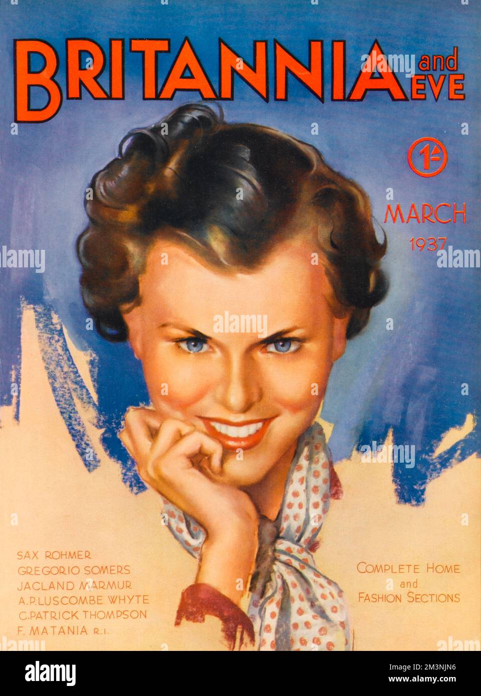 Britannia and Eve magazine, March 1937 Stock Photo - Alamy