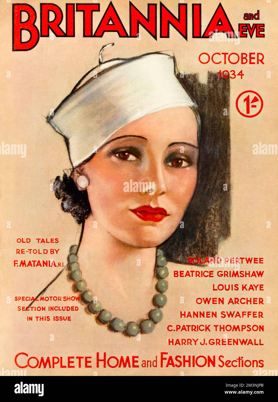 Britannia and Eve magazine, October 1934 Stock Photo - Alamy