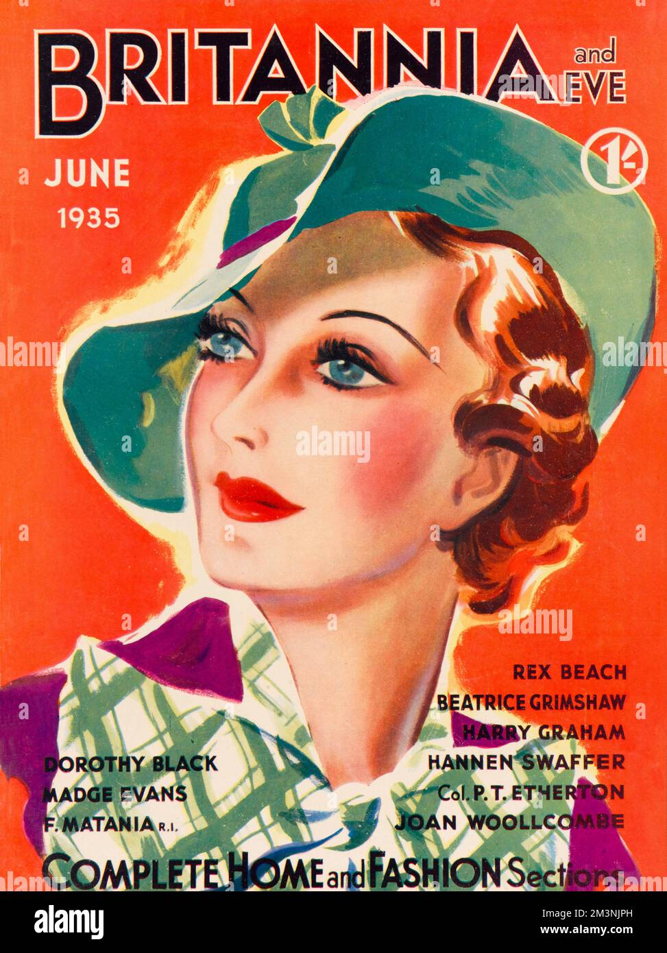 Britannia and Eve magazine, June1935 Stock Photo - Alamy