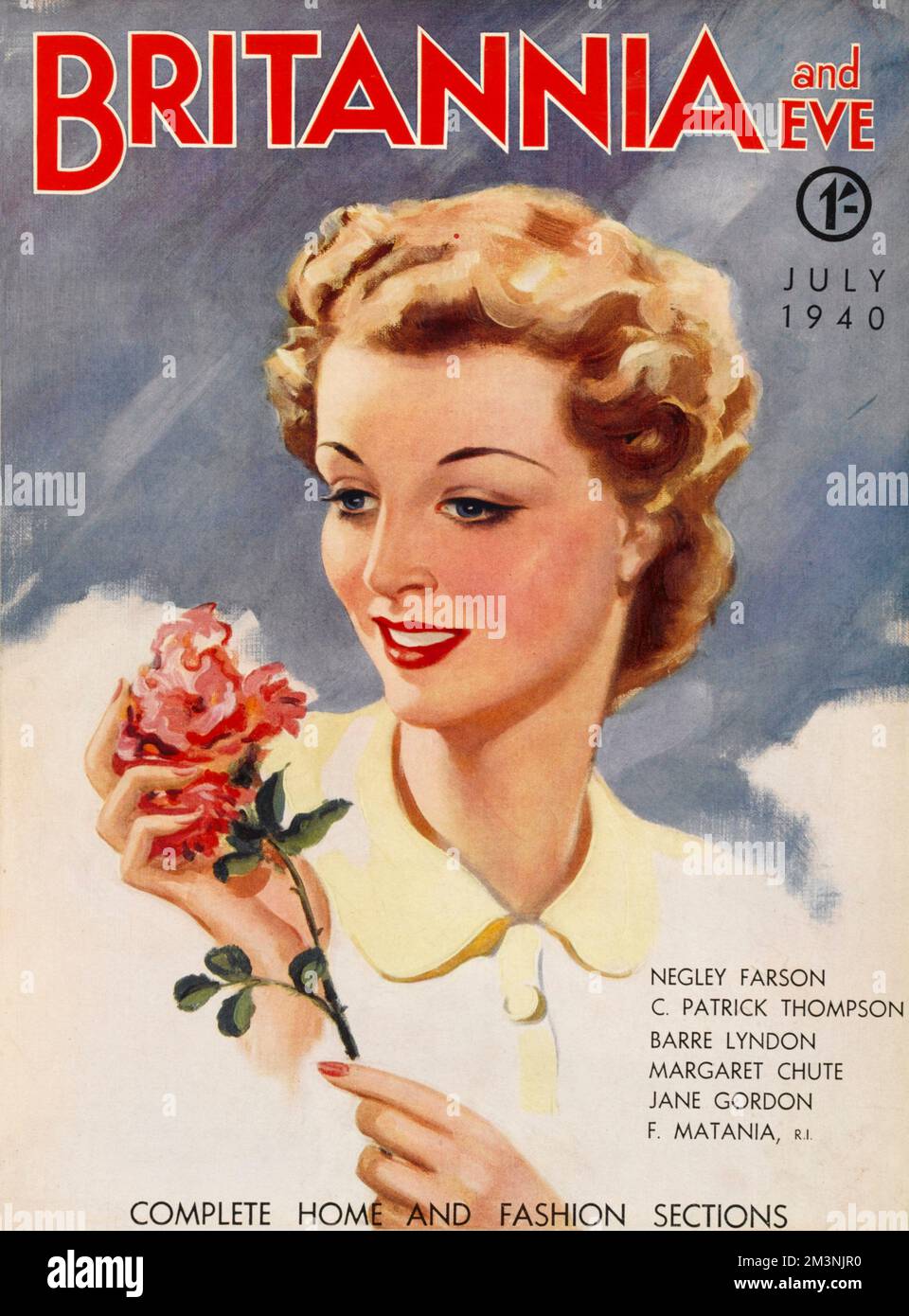 Britannia and Eve magazine, July 1940 Stock Photo - Alamy