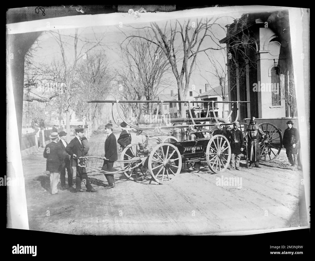 Protector No. 3 engine residence Franklin Ames & John Packard , Fire ...
