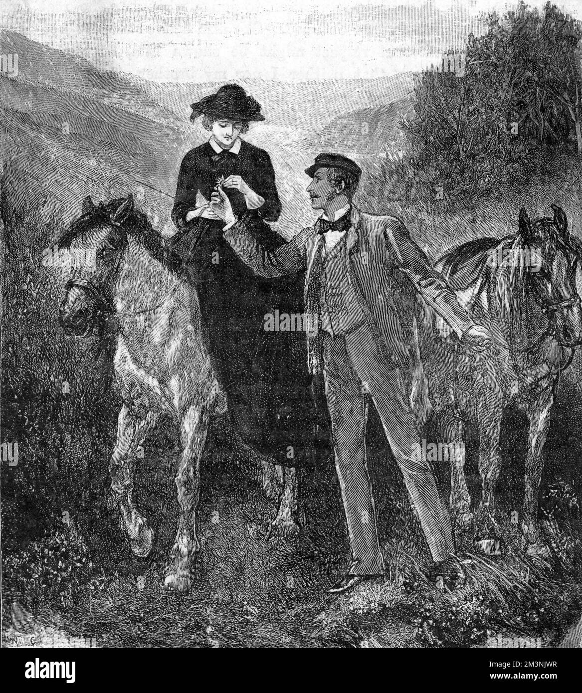 Victoria(Vicky)(1840-1901),eldest daughter of Queen Victoria, is courted by Frederick William ...